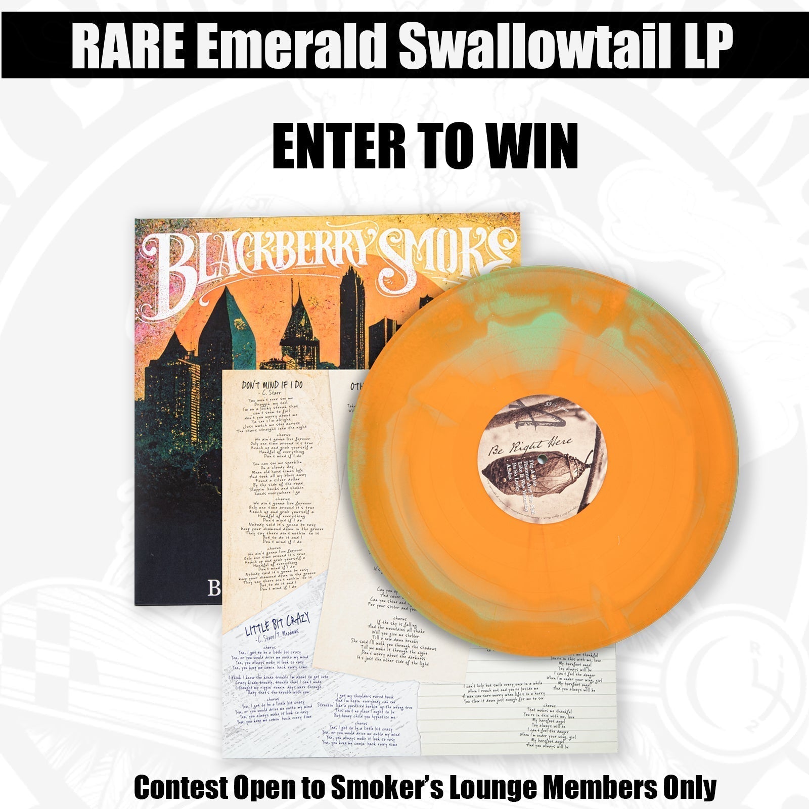 Win a Rare Emerald Swallowtail LP – Exclusive for Smokers Lounge Membe ...