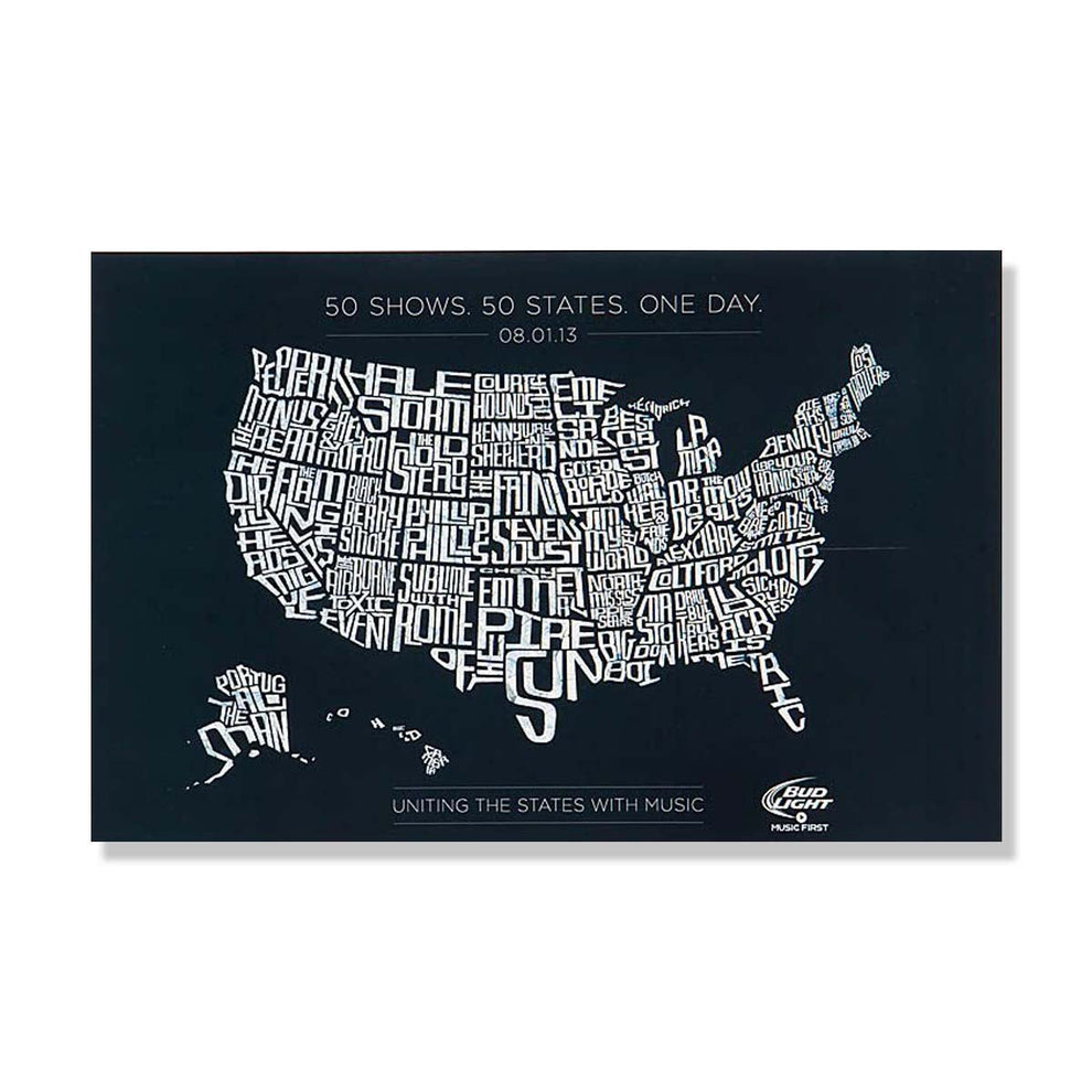 50 States / 50 Bands Show Poster - D20 – Blackberry Smoke's Official ...