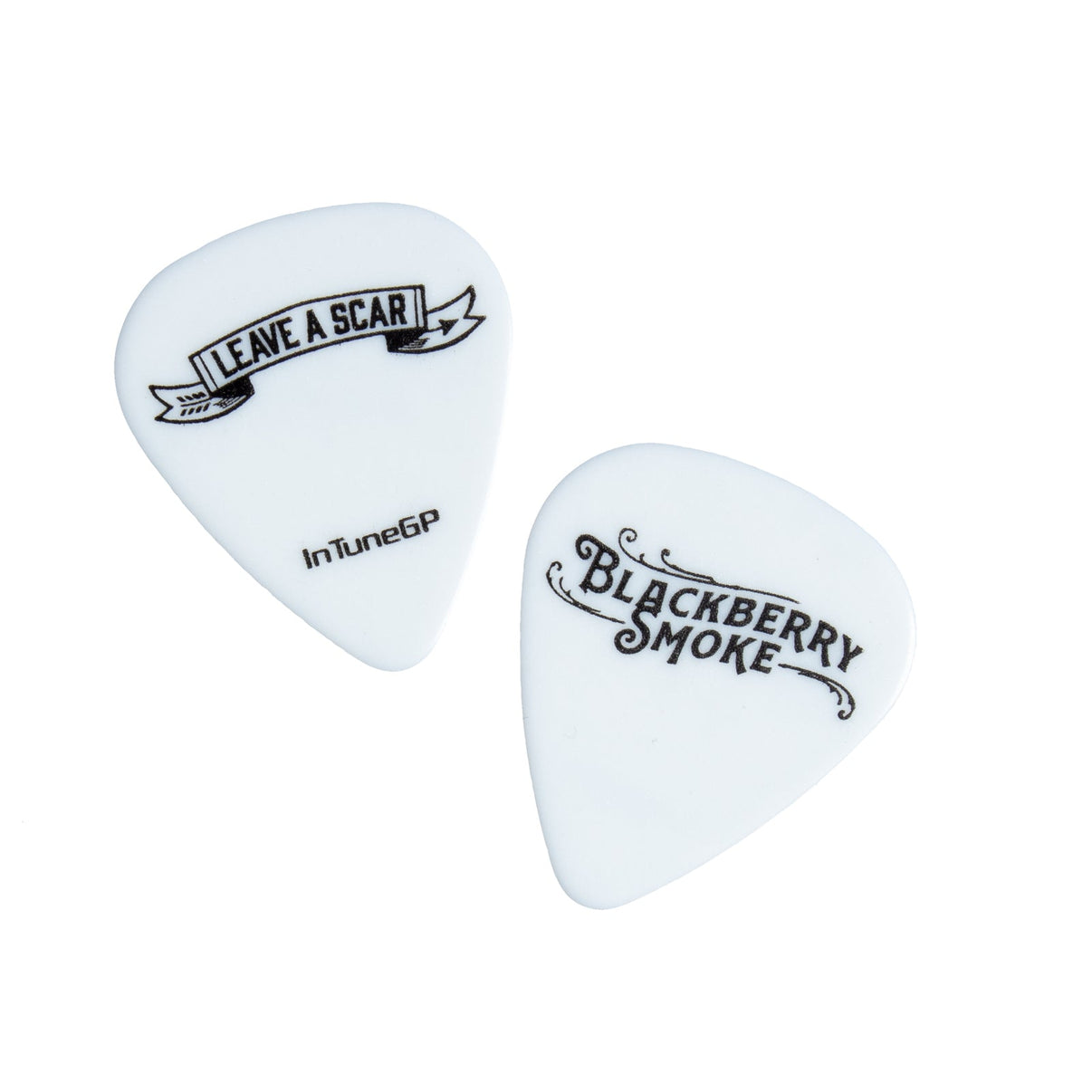 2 Black Guitar Picks with the BBS Rooster Design – Blackberry Smoke's ...