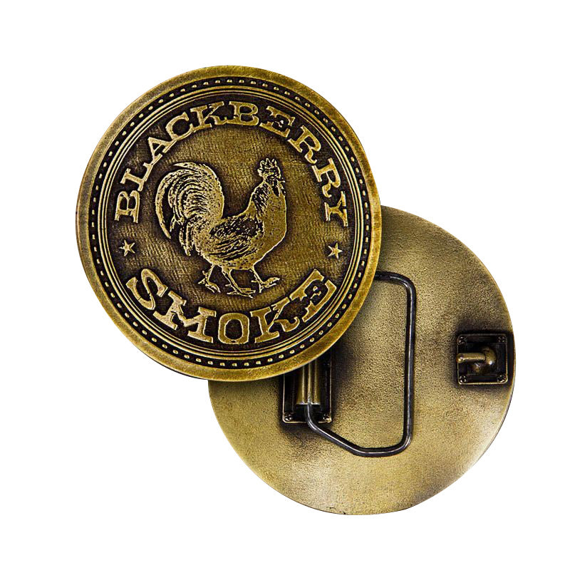 ZINC ROOSTER LOGO BELT BUCKLE – Blackberry Smoke's Official Website